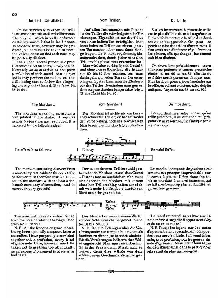 ARBAN - Complete Conservatory Method For Trumpet (1) - 090 | PDF