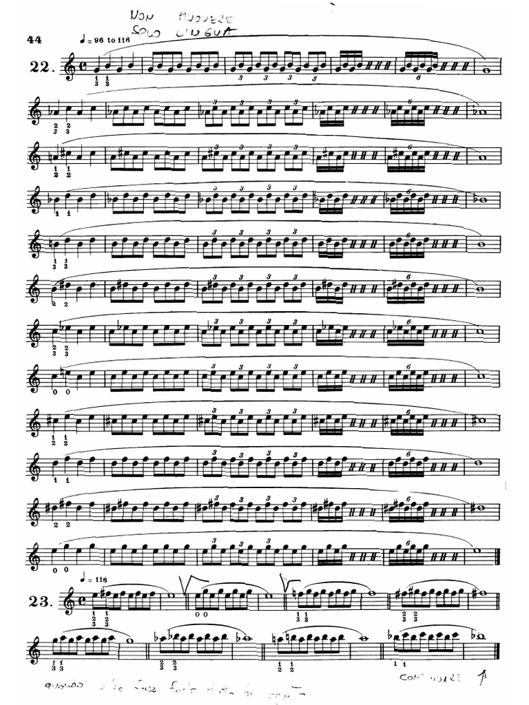 ARBAN - Complete Conservatory Method For Trumpet (1) - 044 | PDF