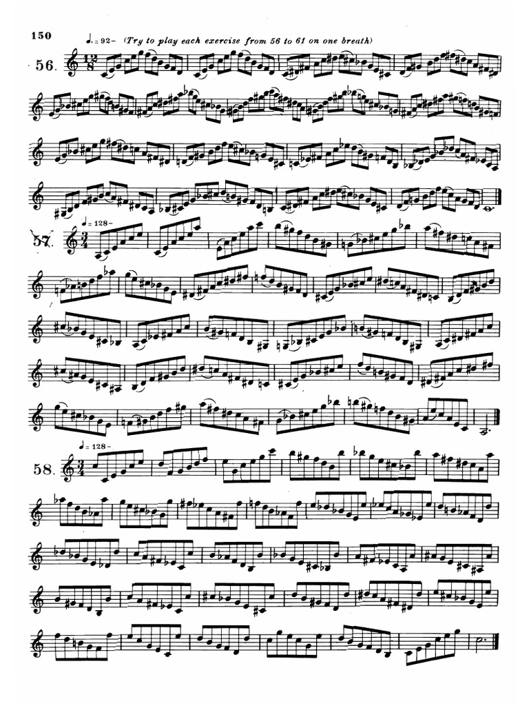 ARBAN - Complete Conservatory Method for Trumpet (1)-150 | PDF