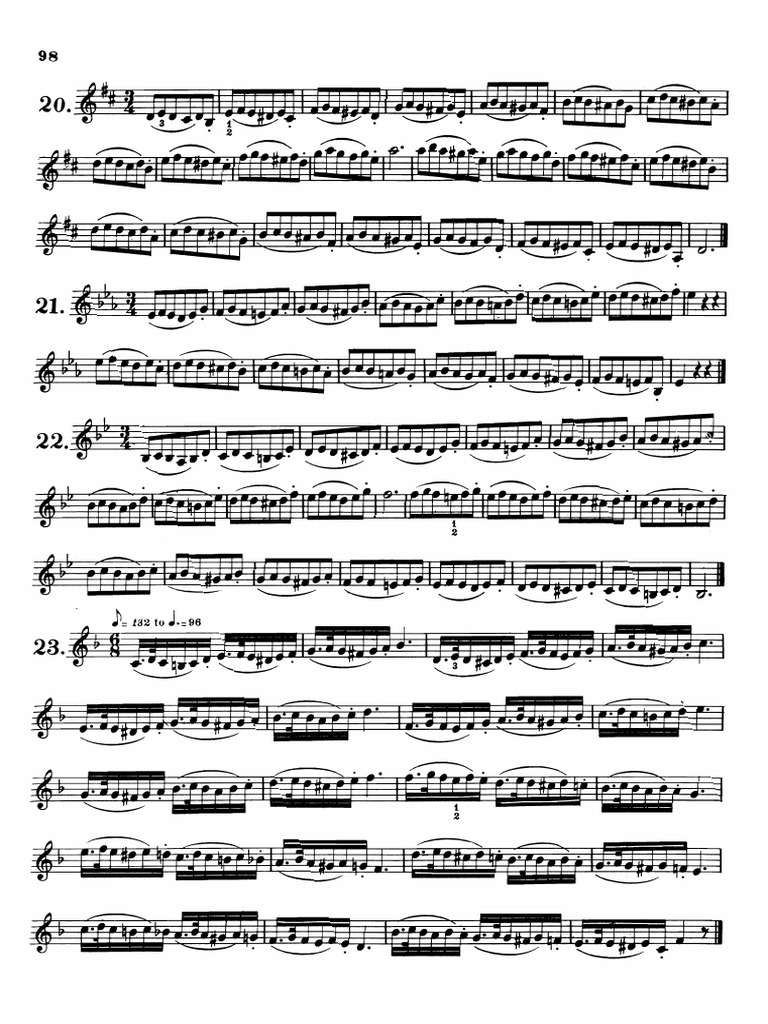 ARBAN - Complete Conservatory Method For Trumpet (1) - 098 | PDF