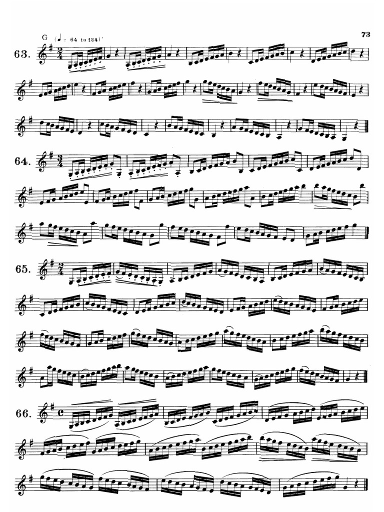 ARBAN - Complete Conservatory Method For Trumpet (1) - 073 | PDF