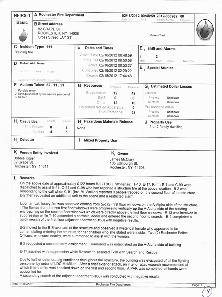 3 - RFD Initial Response History (127532) | PDF