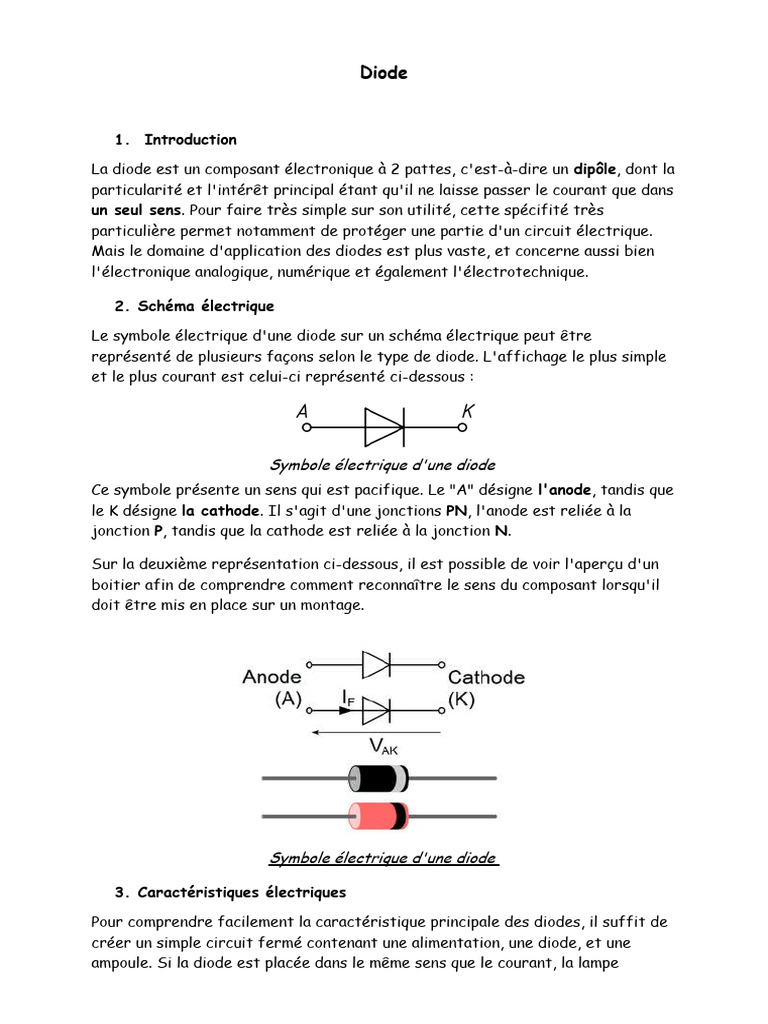 Cours 3 Diode | PDF