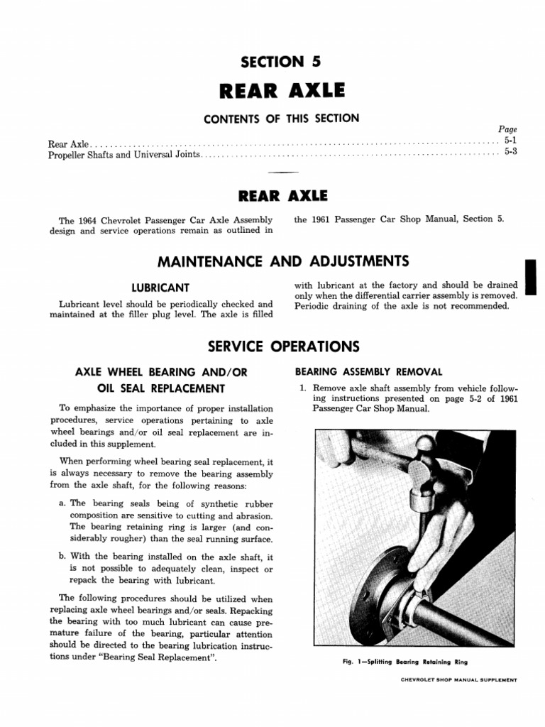 05 1964 CH-Rear Axle | PDF