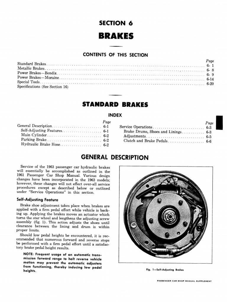 06 1963 CH-Brakes | PDF | Brake | Mechanical Engineering