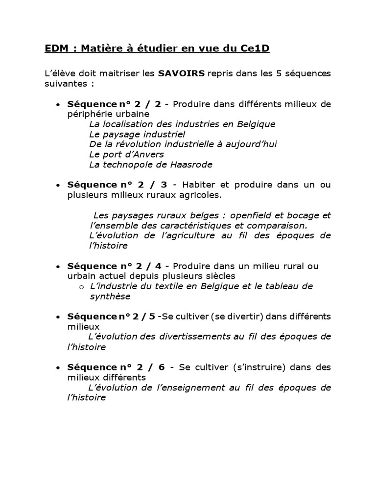 EDM Ce1d | PDF | Zone rurale