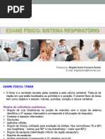 Exame Físico do Tórax e Pectoriloquia | PDF | Pulmão | Respiração