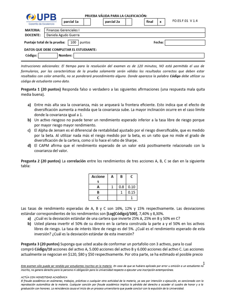 1015 Parcial Final | PDF