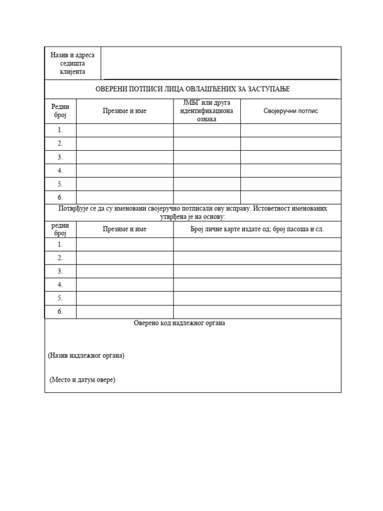 Op Obrazac | PDF