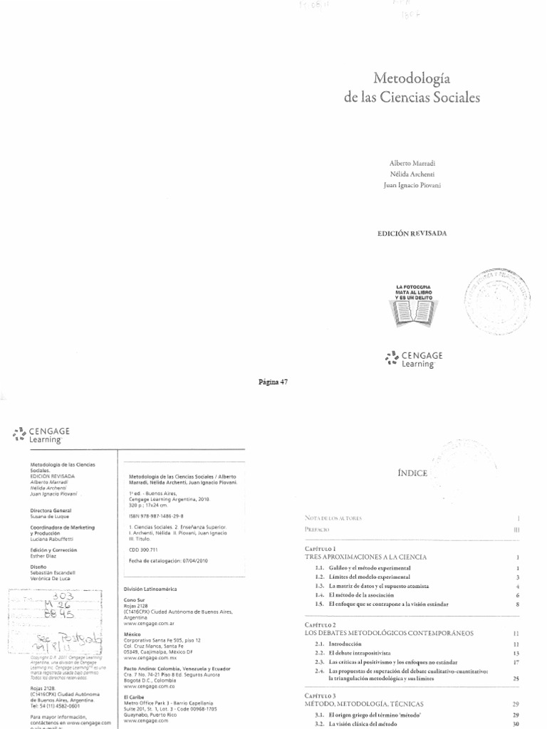 5- MARRADI, Alberto, ARCHENTI, Nélida y PIOVANI Juan Ignacio (2010)_ Metodología de Las Ciencias ...