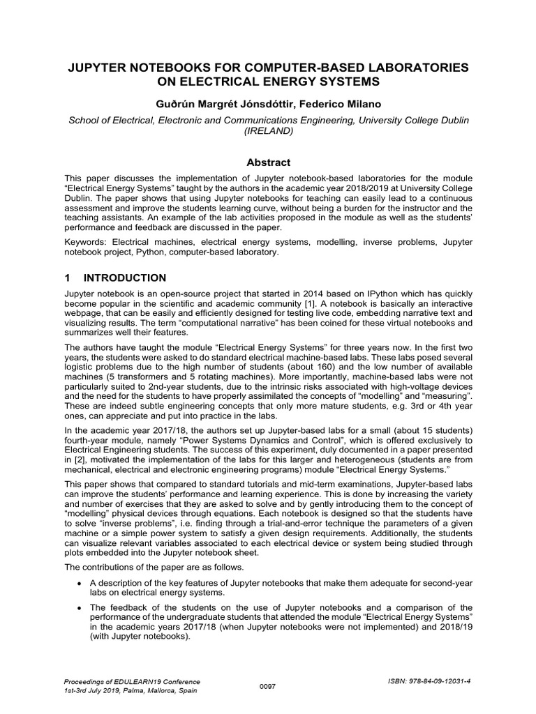 Jupyter Notebooks For Computer Based Laboratories On Electrical Energy Systems Pdf 5200