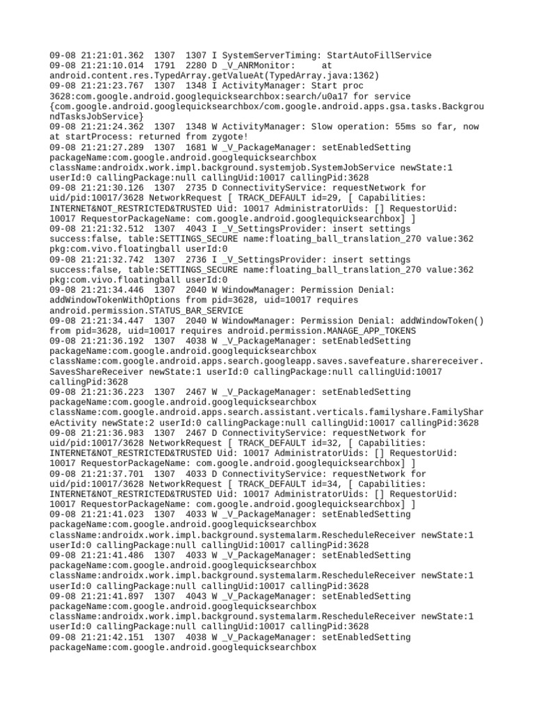 Log | PDF | Utility Software | System Software