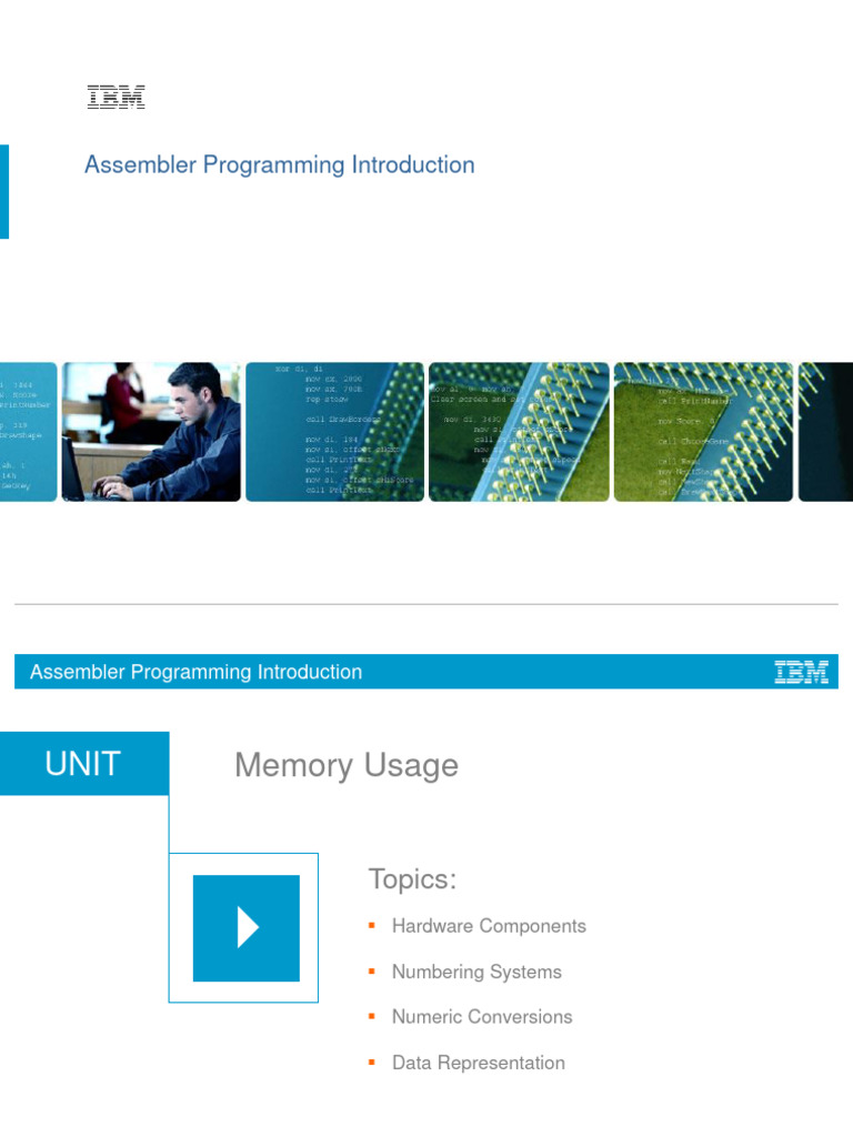 Assembler Unit2 | PDF | Assembly Language | Computer Data Storage