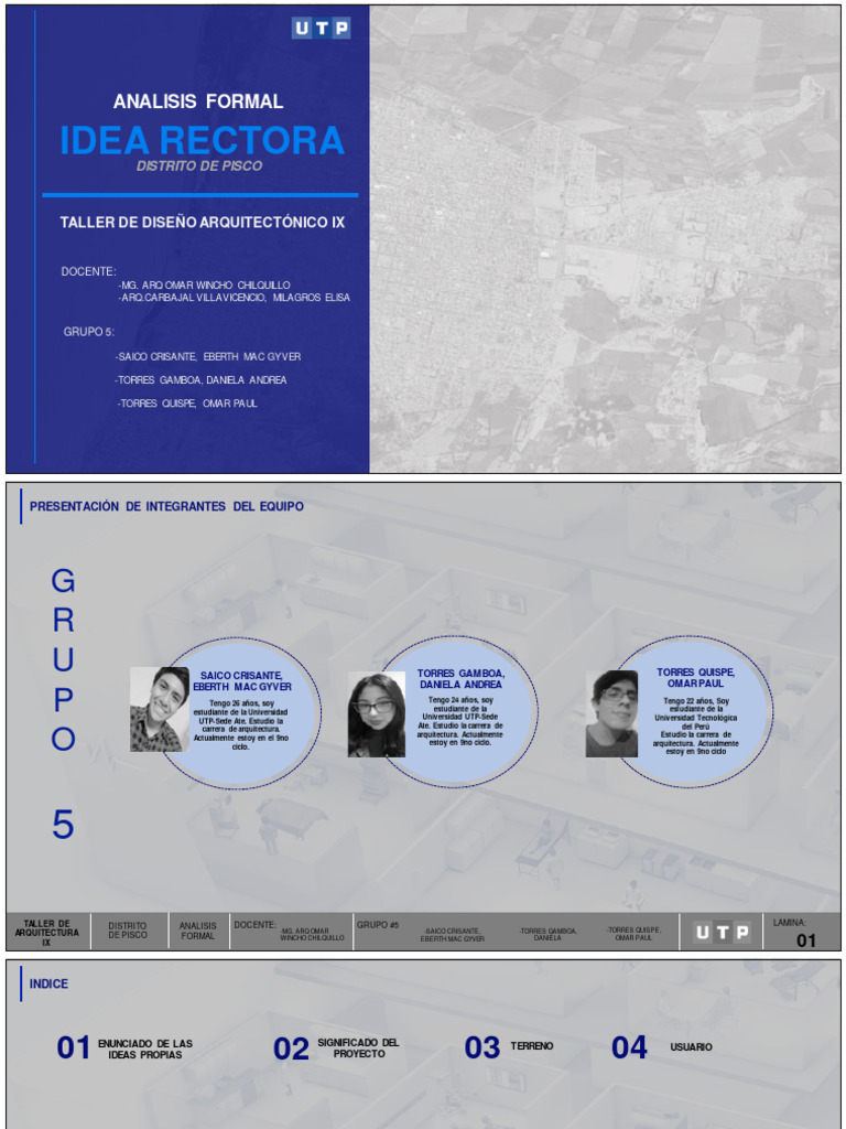 Plantilla Idea Rectora Grupo 5 | PDF