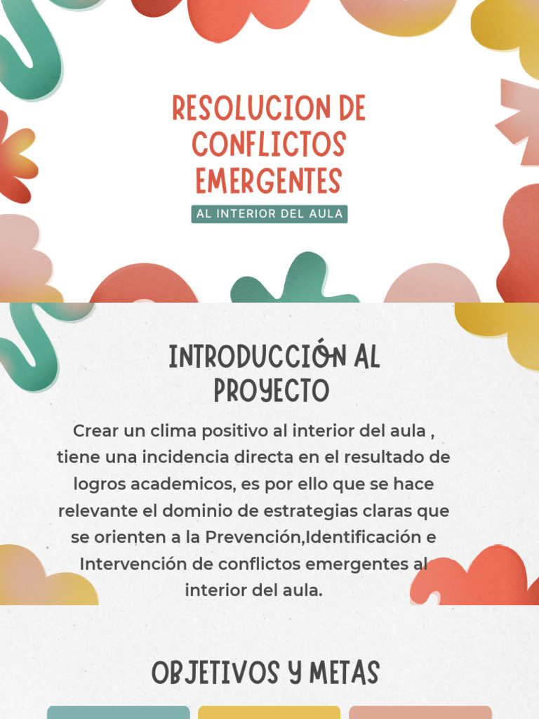 Estrategias para Resolver Conflictos en Aula | PDF | Salón de clases ...