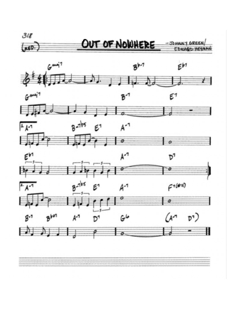 Out of Nowhere | PDF