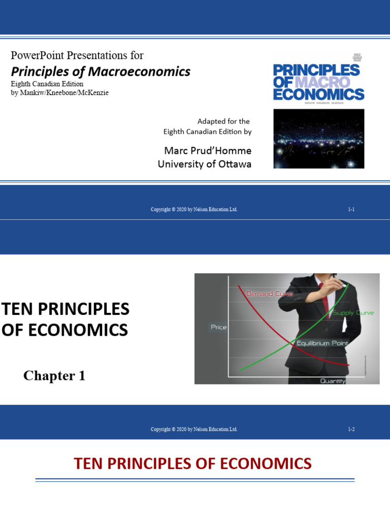 ch01 - PPT - Mankiw Macro8Ce | PDF | Market (Economics) | Economics