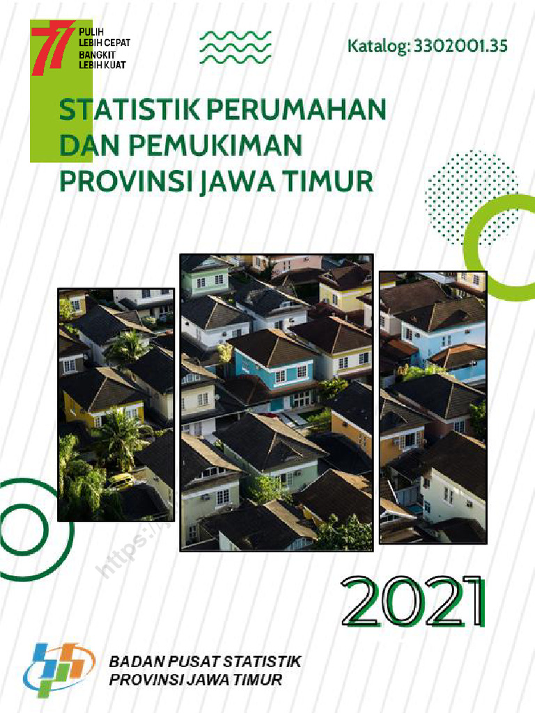 Statistik Perumahan Dan Permukiman Provinsi Jawa Timur 2021 | PDF