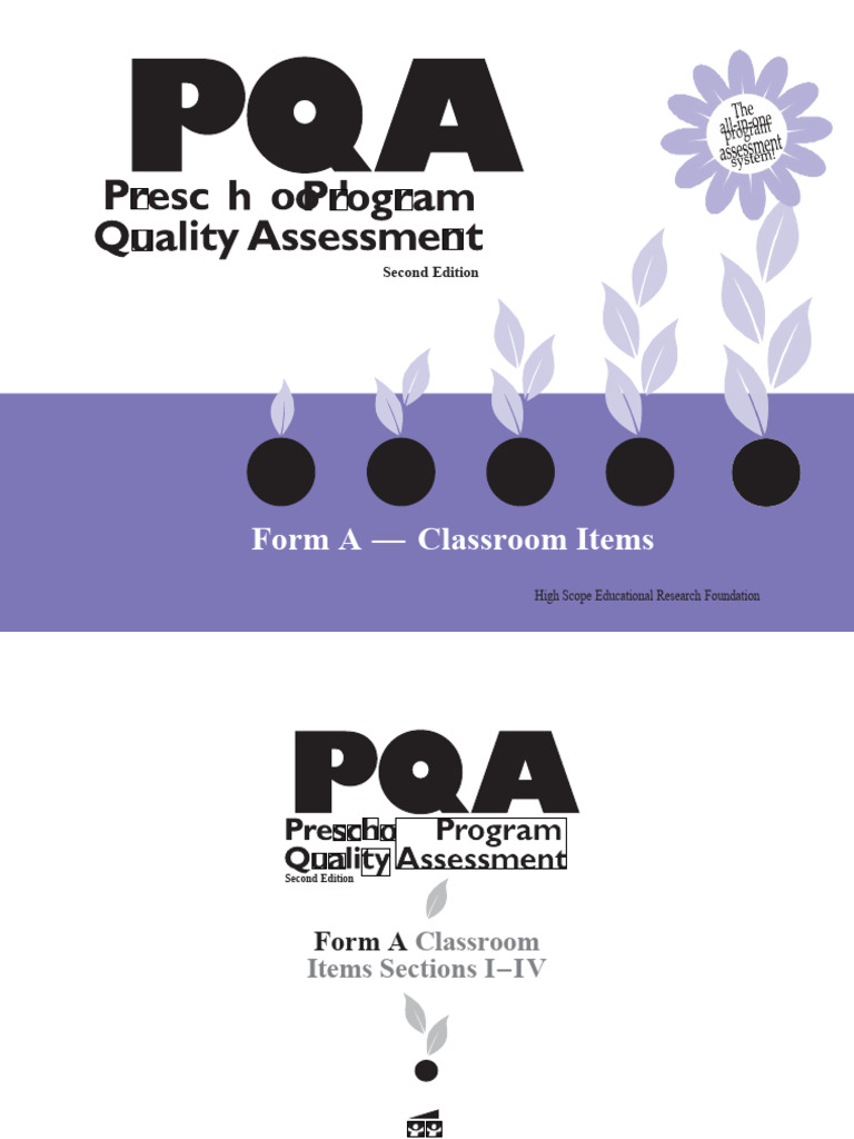 Pqa Form Preschool | PDF