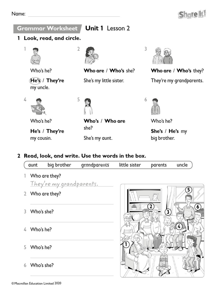 SI TRC3 U1 Les2 Grammar | PDF