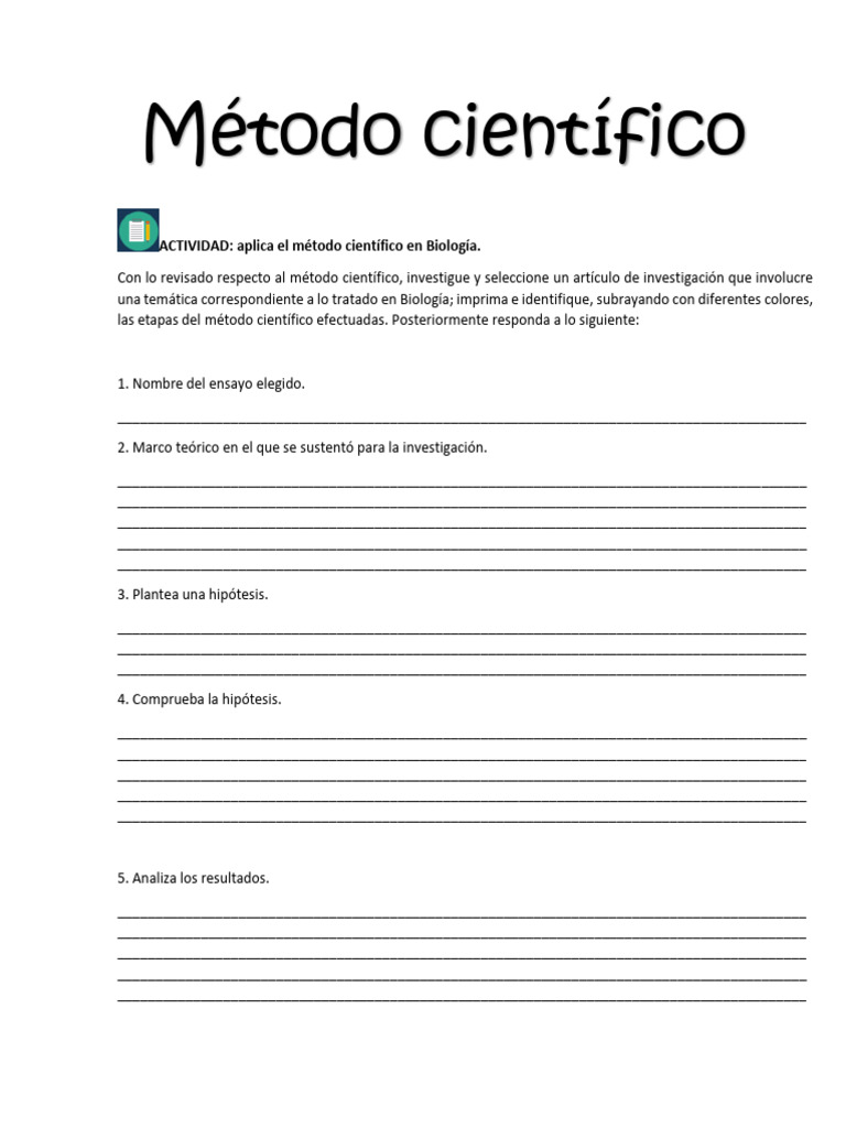 Método Científico | PDF | Método científico | Science