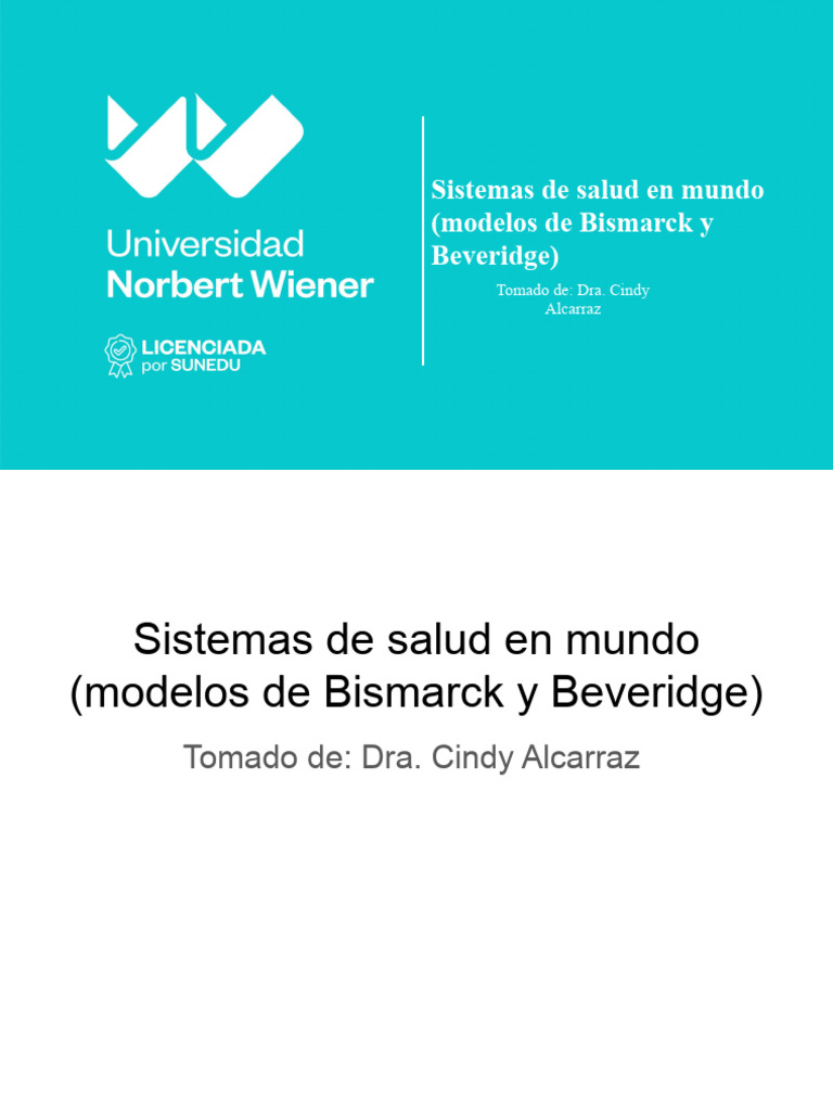 Modelos de Salud: Bismarck y Beveridge | PDF | Relaciones personales ...