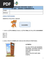 Prova Completa - 2 Ano Atualizado 2024 Saresp | PDF