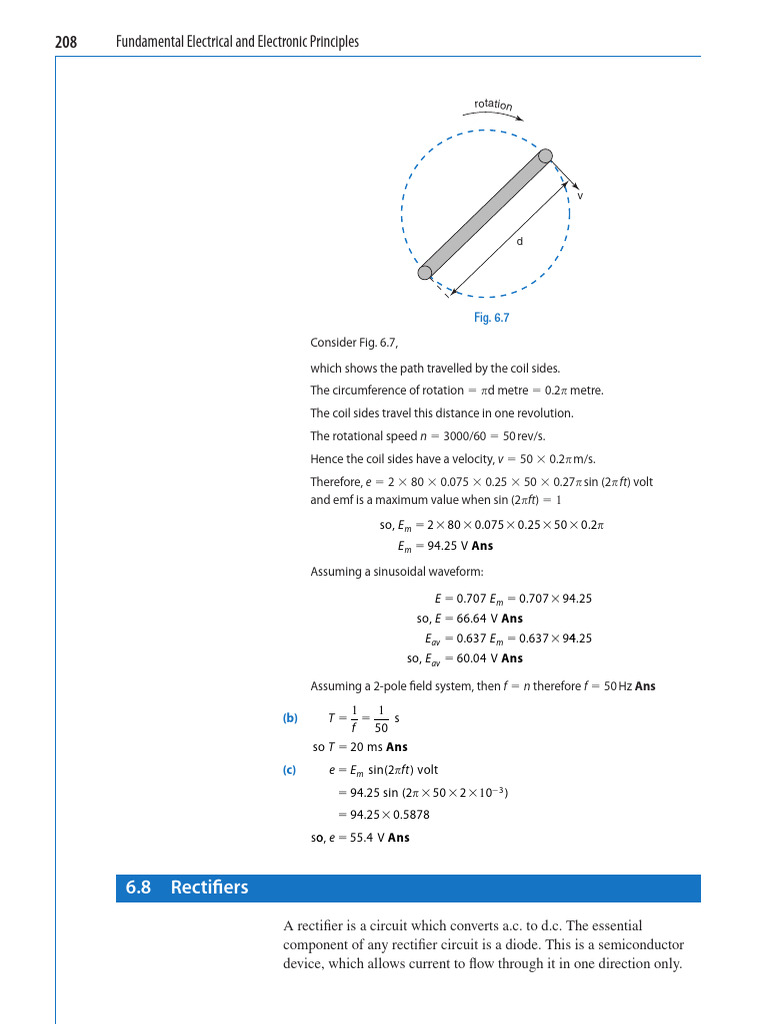 Electrical Principles and Rectifiers | PDF