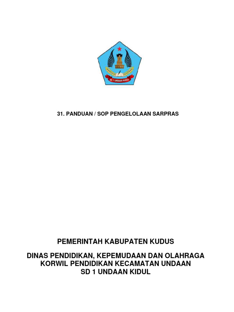 SOP SARPRAS SD 1 Uk | PDF