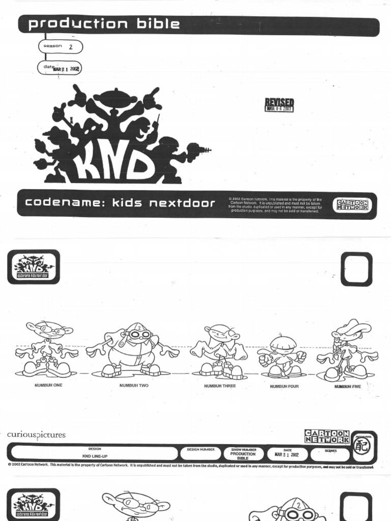 KND - Characters Bible | PDF
