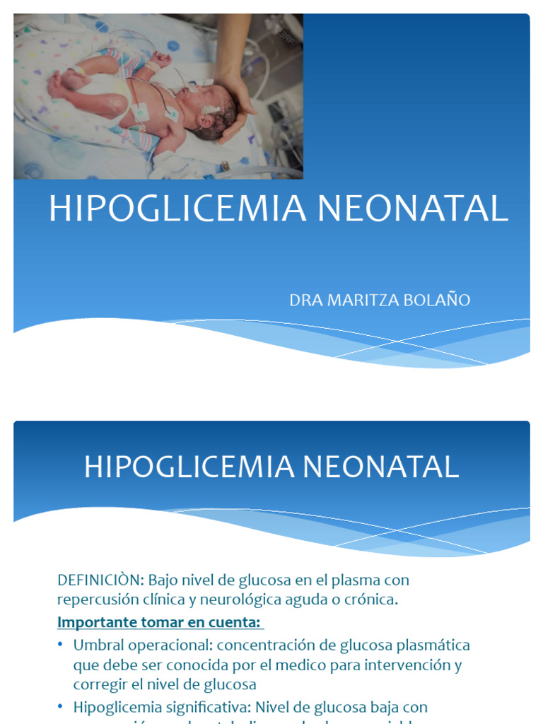 Hipoglicemia Neonatal | PDF | Hipoglucemia | Diabetes