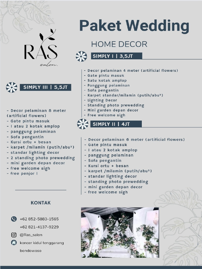 Paket Home Dekor | PDF