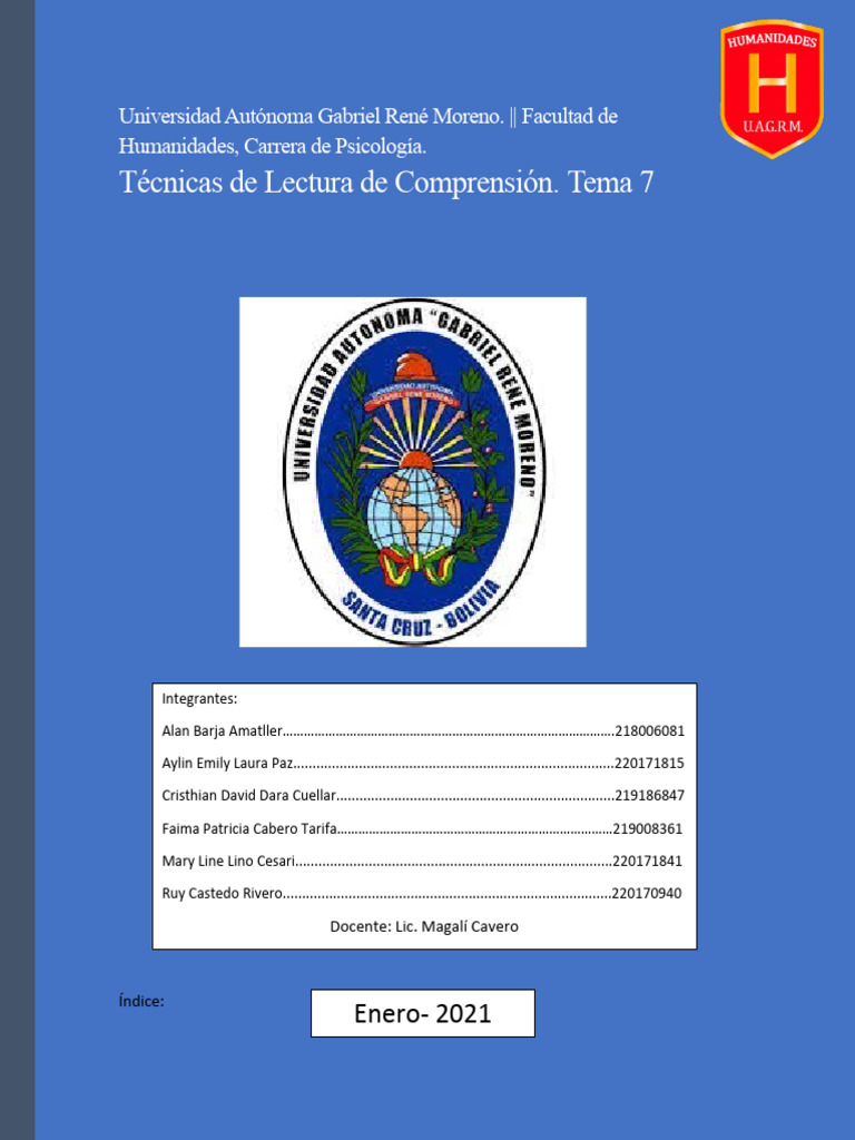 Técnicas de Lectura Comprensiva | PDF | Comprensión lectora | Memoria Técnicas de Lectura Comprensiva | PDF | Comprensión lectora | Memoria