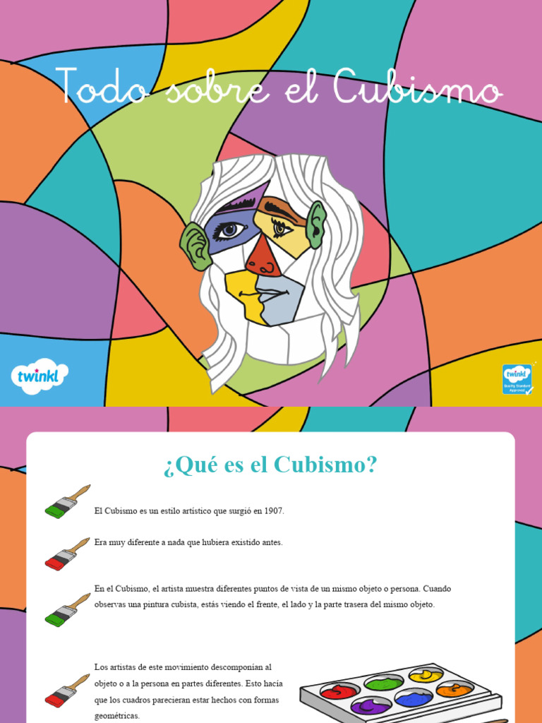 Cubismo para Niños: Picasso y Arte | PDF | Cubismo | Pablo Picasso