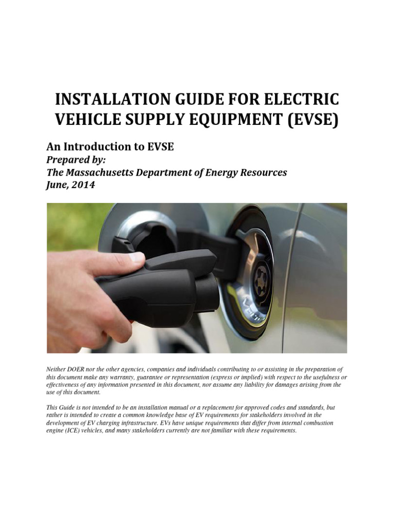 Ev Charging Infrastructure Manual | PDF
