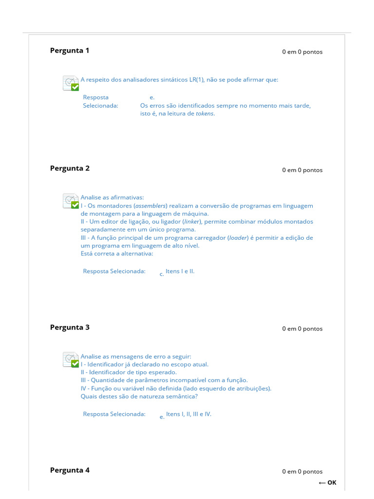 Compiladores e Computabilidade - Atividade Teleaula Ii | PDF