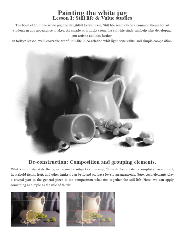 STILLLIFE | PDF | Composition (Visual Arts) | Still Life