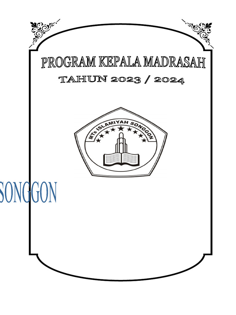 Program Kerja Kepala Madrasah | PDF