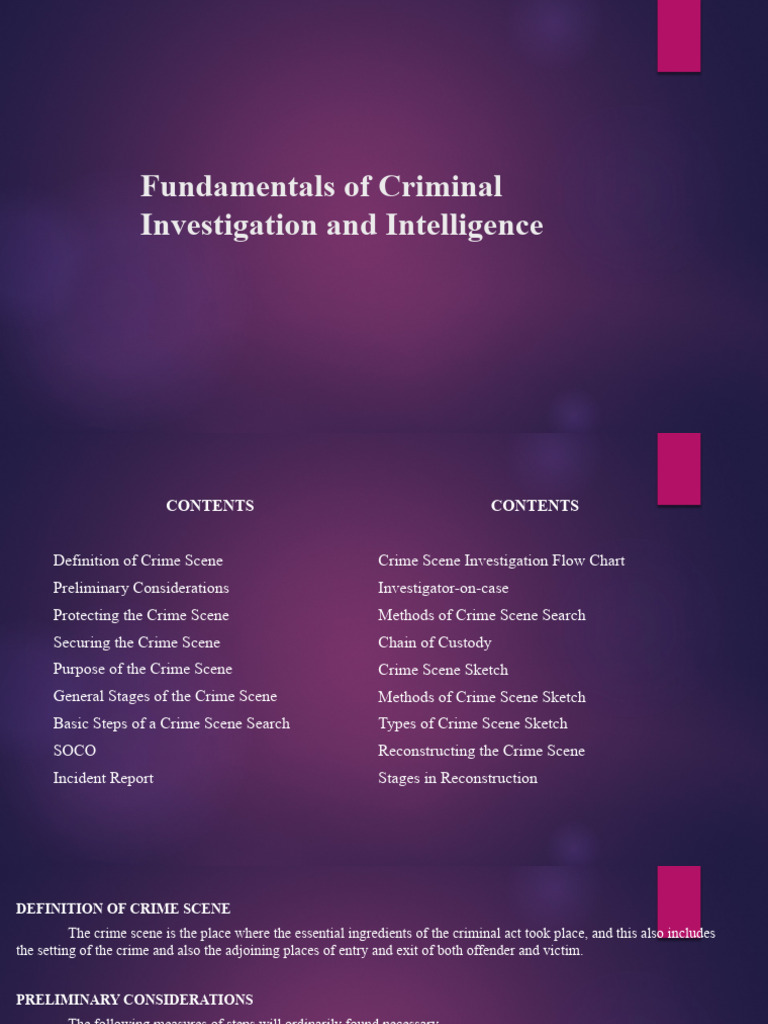 Fundamentals Lec 7 | PDF | Crime Scene | Hypothesis Fundamentals Lec 7 | PDF | Crime Scene | Hypothesis