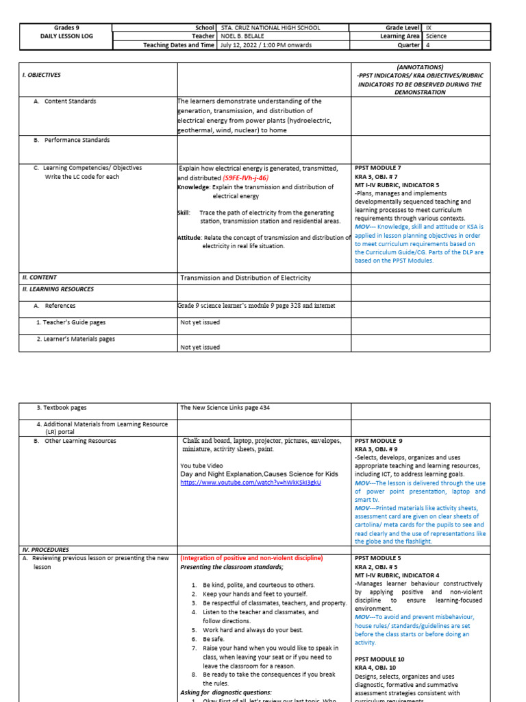Cot Science 4th Quarter | PDF
