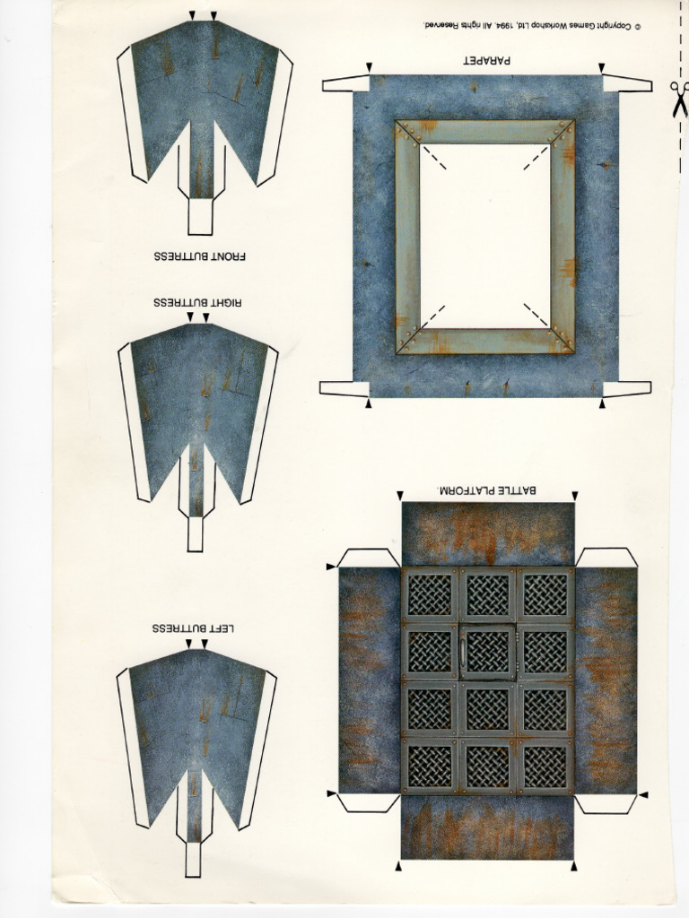 Warhammer 40k Second Edition Bunker Printout | PDF