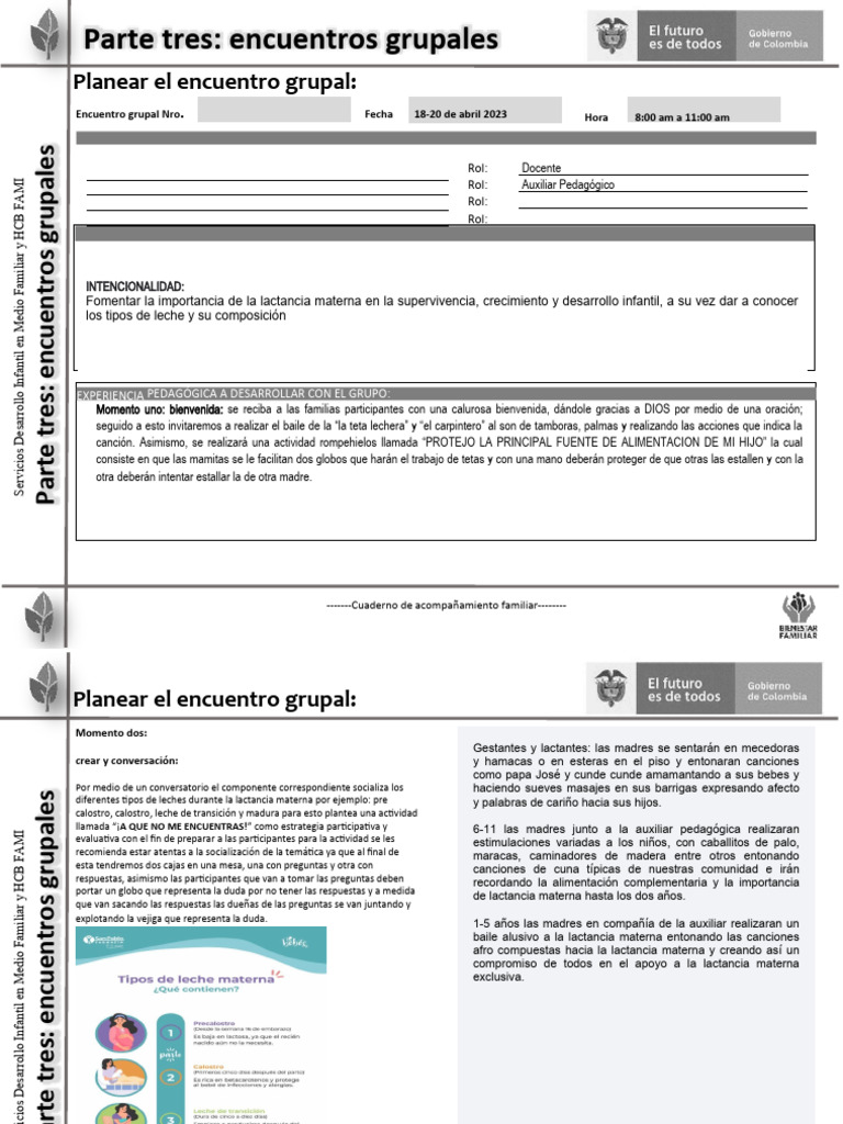 Planeacion. Tipos de Leche | PDF