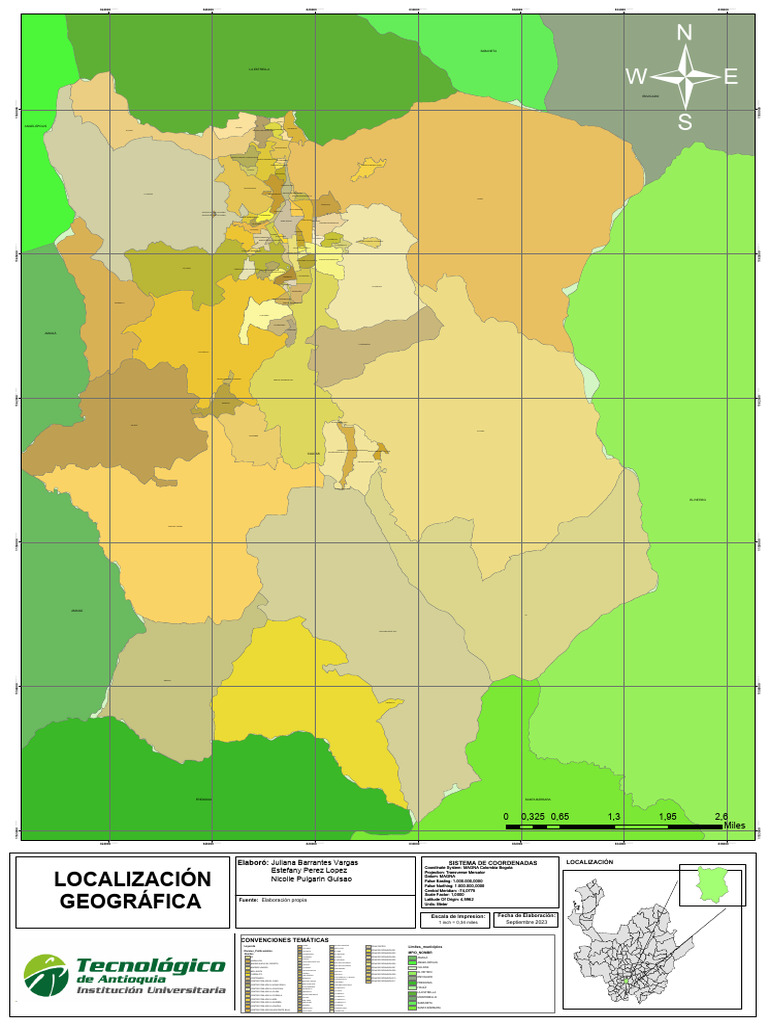 Localización Geográfica en Colombia | PDF