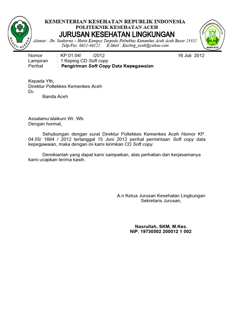 Balasan Surat Nota Dinas | PDF