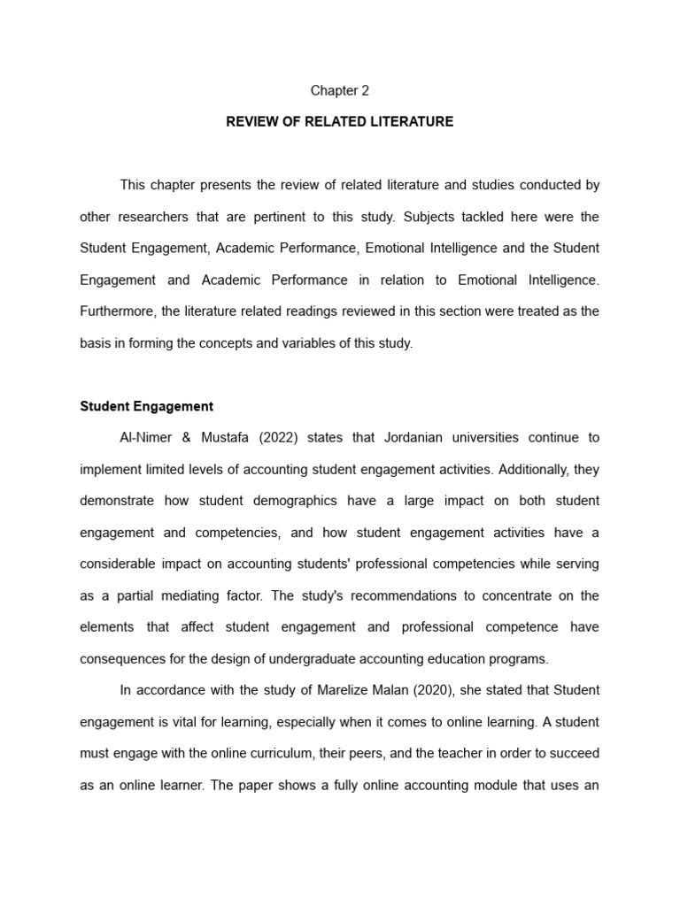 CHAPTER 2 - RRL | PDF