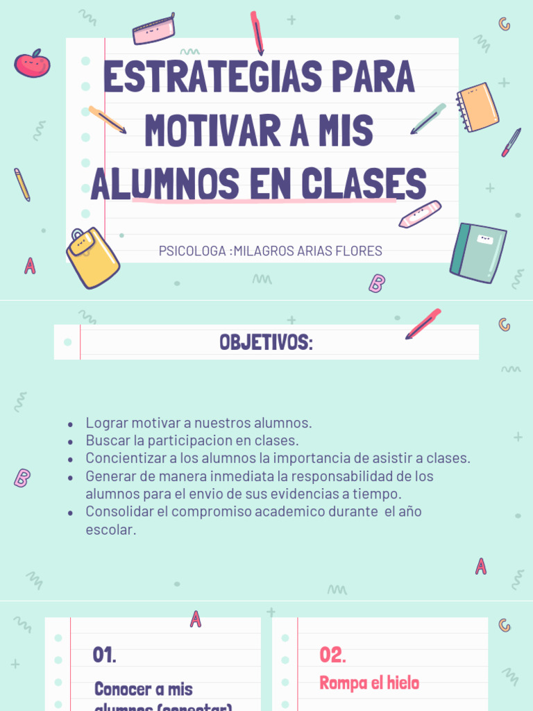 Estrategias para Motivar A Mis Alumnos en Clases | PDF