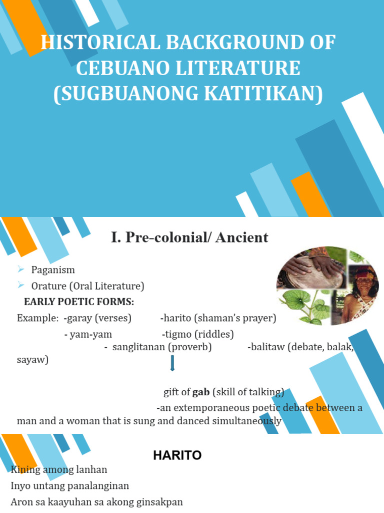 Historical Background of Cebuano Literature Sugbuanong Katitikan | PDF ...