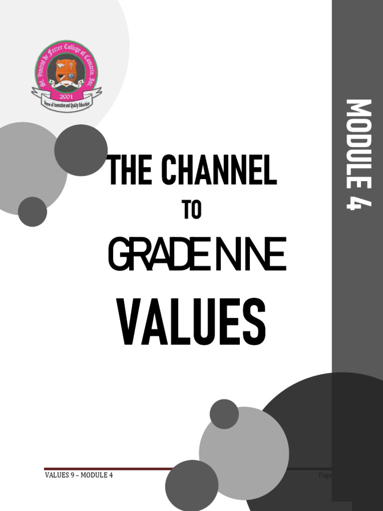 Values 9 Module 4 | PDF