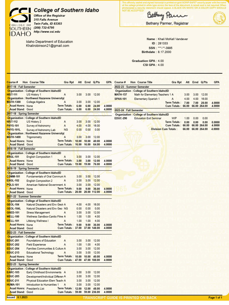 Transcript Khalivandever | PDF