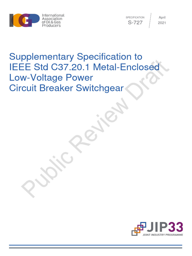 Supplementary Spec To IEEE STD C37.20.1 Metal Enclosed LV Power Circuit ... Supplementary Spec To IEEE STD C37.20.1 Metal Enclosed LV Power Circuit ...